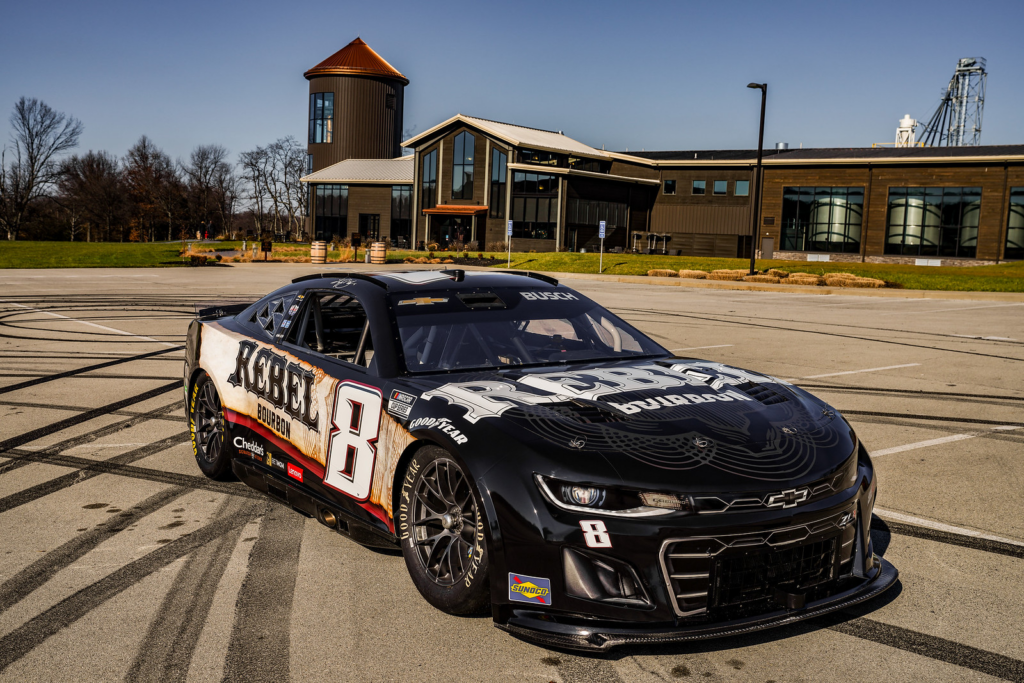 Catch Kyle "Rowdy" Busch in the Rebel 8 Car - Rebel Bourbon